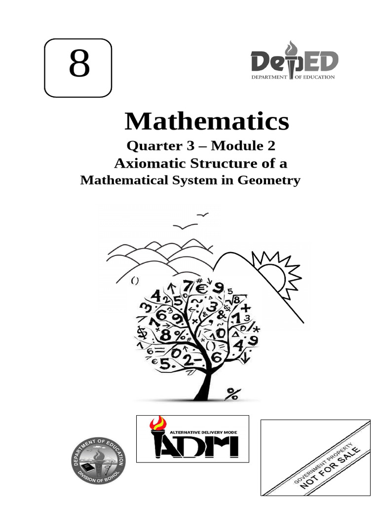 Math8 - Q3 - Module 2 | PDF | Line (Geometry) | Angle