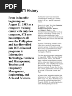 STI Student Handbook - Tertiary | PDF | Test (Assessment) | Vocational ...