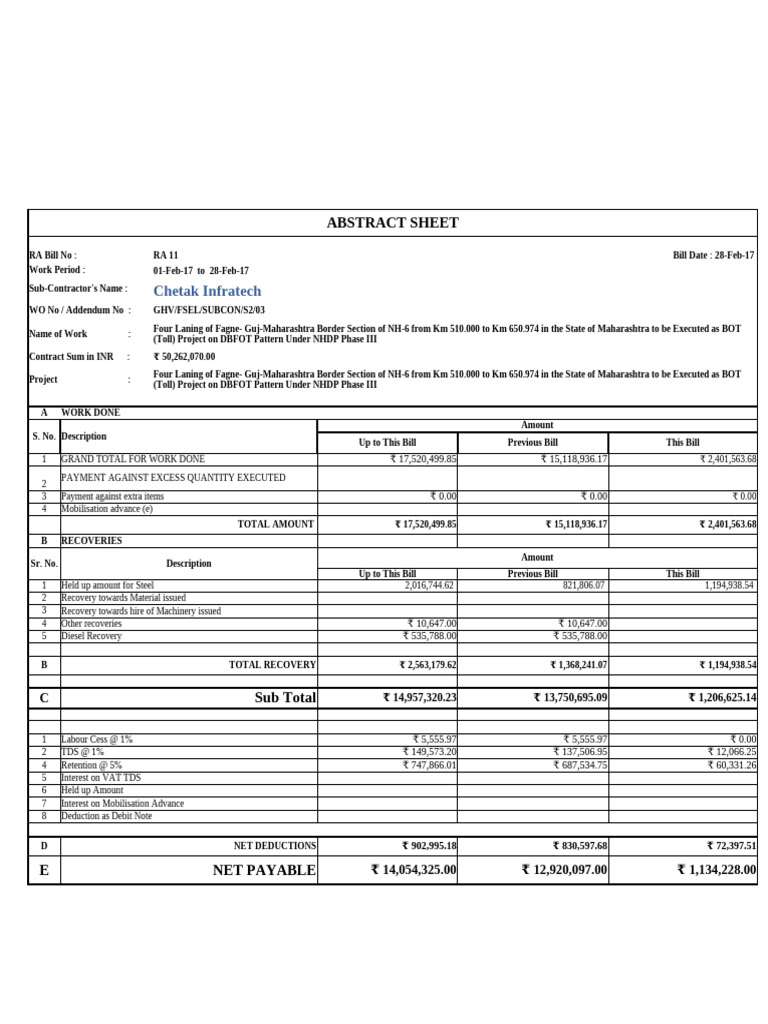 Client Bill | PDF | Payments