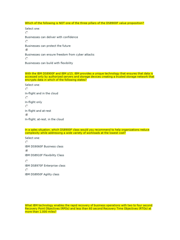 IBM DS8900F Enterprise Disk Storage Level 2 | PDF | Cloud Computing | Computer Architecture