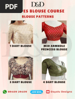 Basic Sari Blouse Pattern Guide | PDF | Blouse | Waist