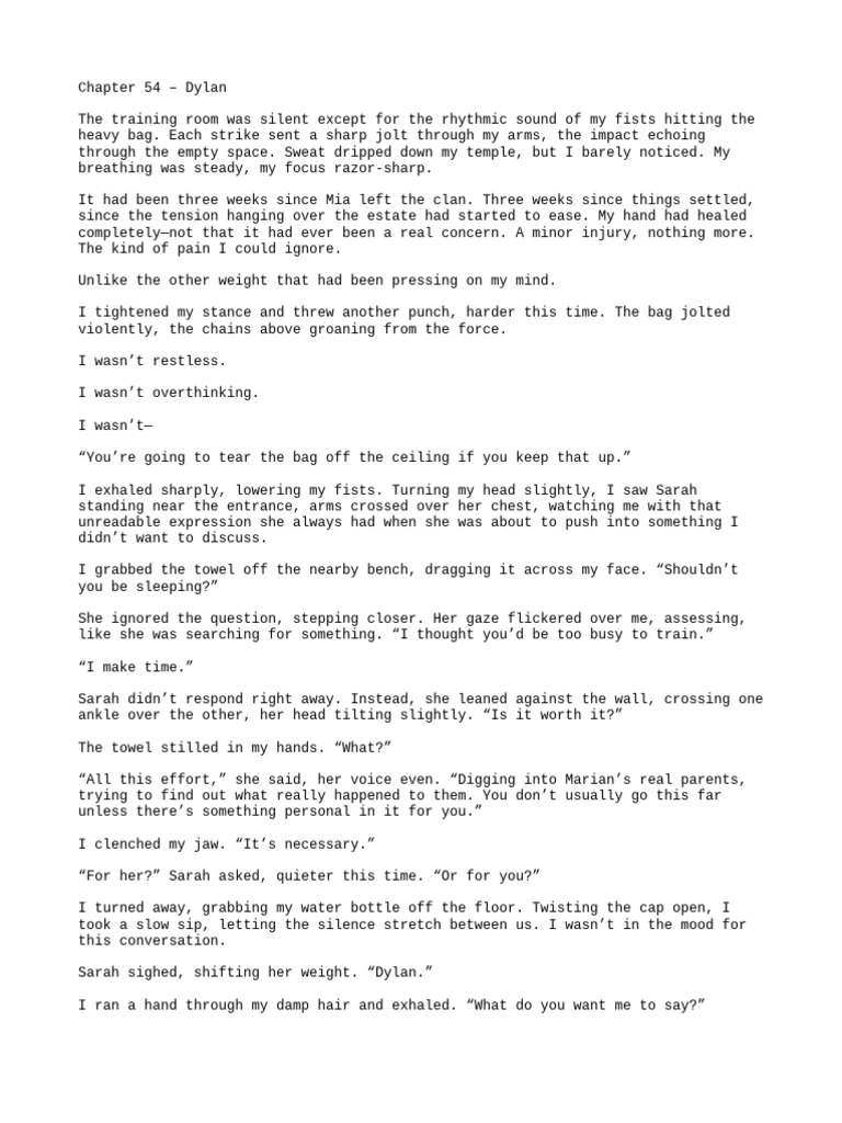 Chapter 54 Dylan | PDF
