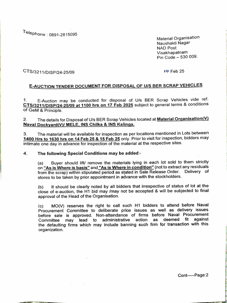 Tender Document Scrap 10-Feb-2025 | PDF