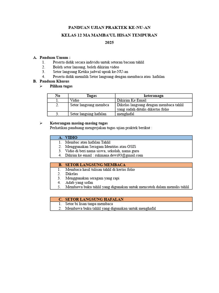 UPRAK ke-NU-an XII 2025 | PDF UPRAK ke-NU-an XII 2025 | PDF