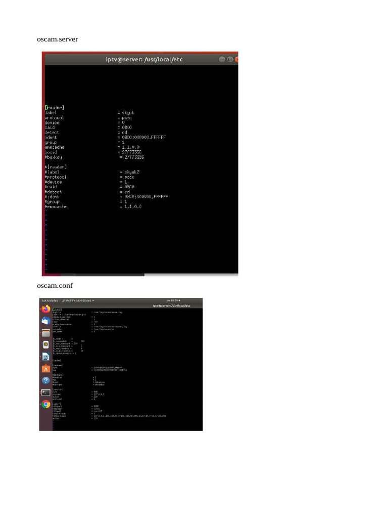 configuracion oscam | PDF