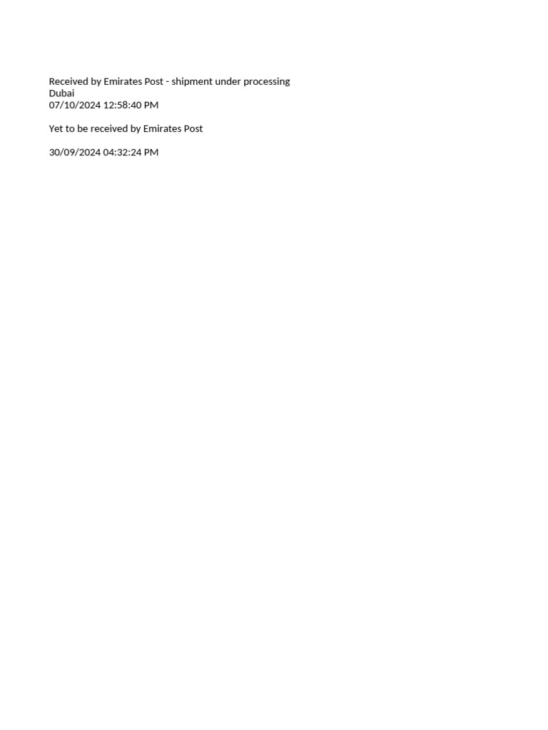 Tracking Information 2 | PDF