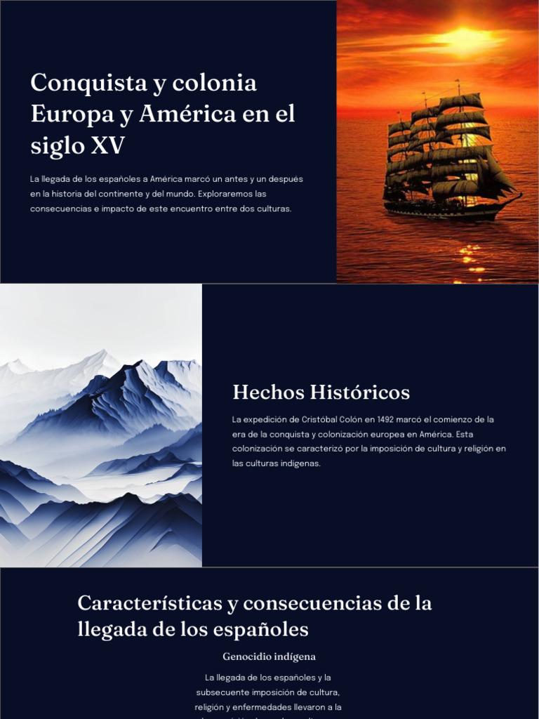 Presentacion Español | PDF | Colonización europea de las Américas ...