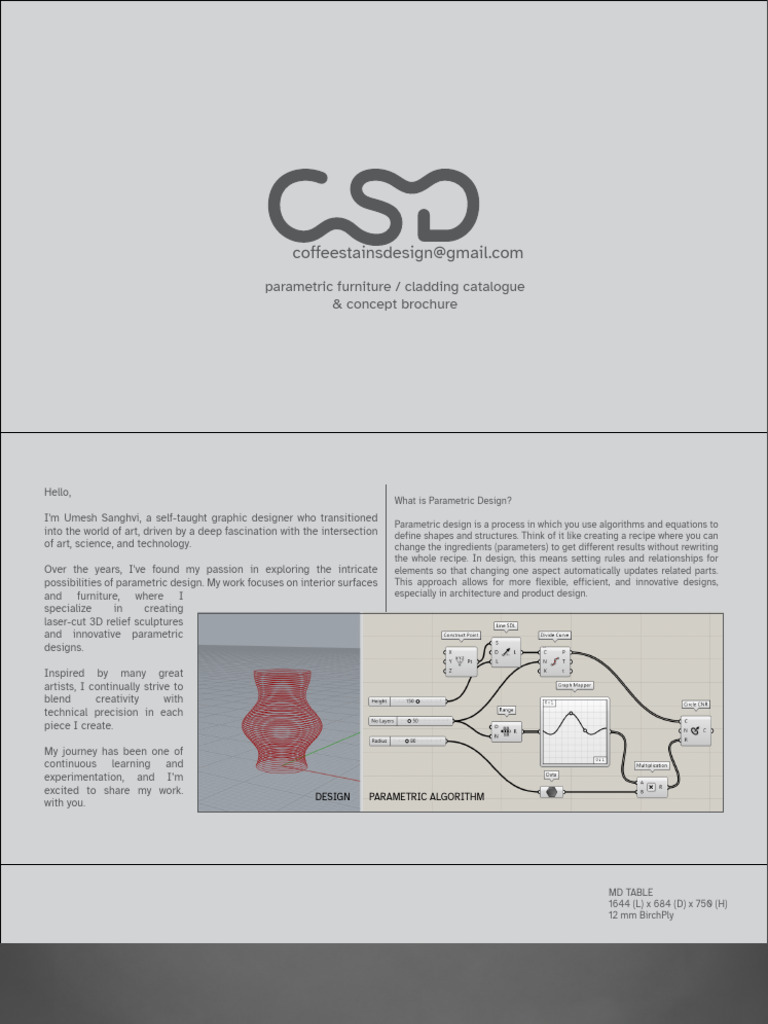 Parametric Brochure 2024 | PDF | Applied Mathematics