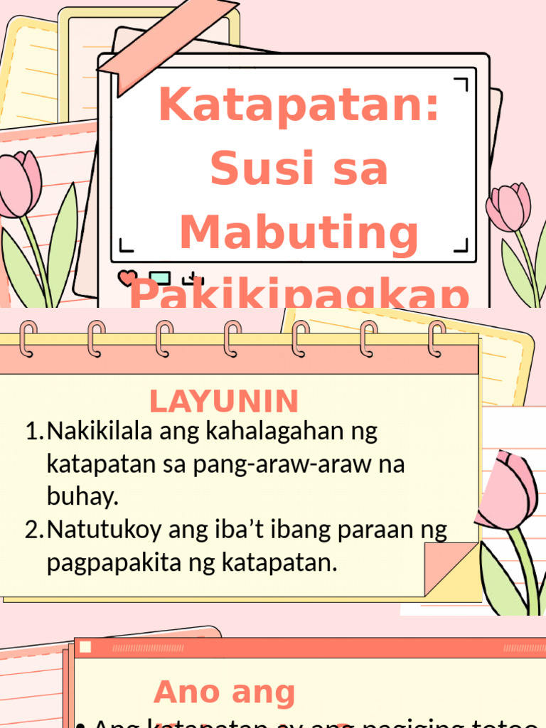 kATAPATAN WEEK 1 | PDF