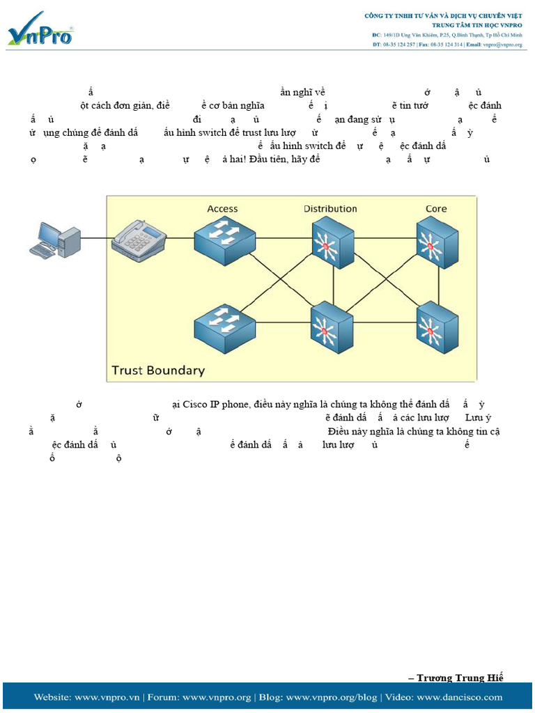 How To Configure QoS Trust Boundary On Cisco Switches | PDF