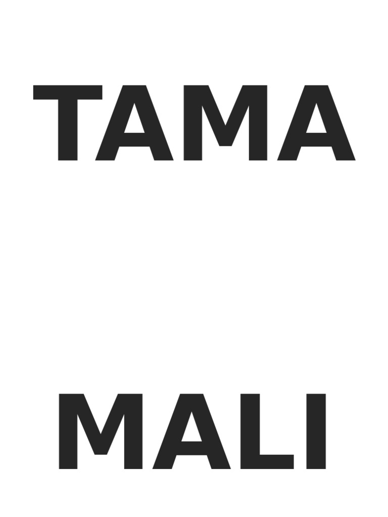 TAMA O MALI | PDF