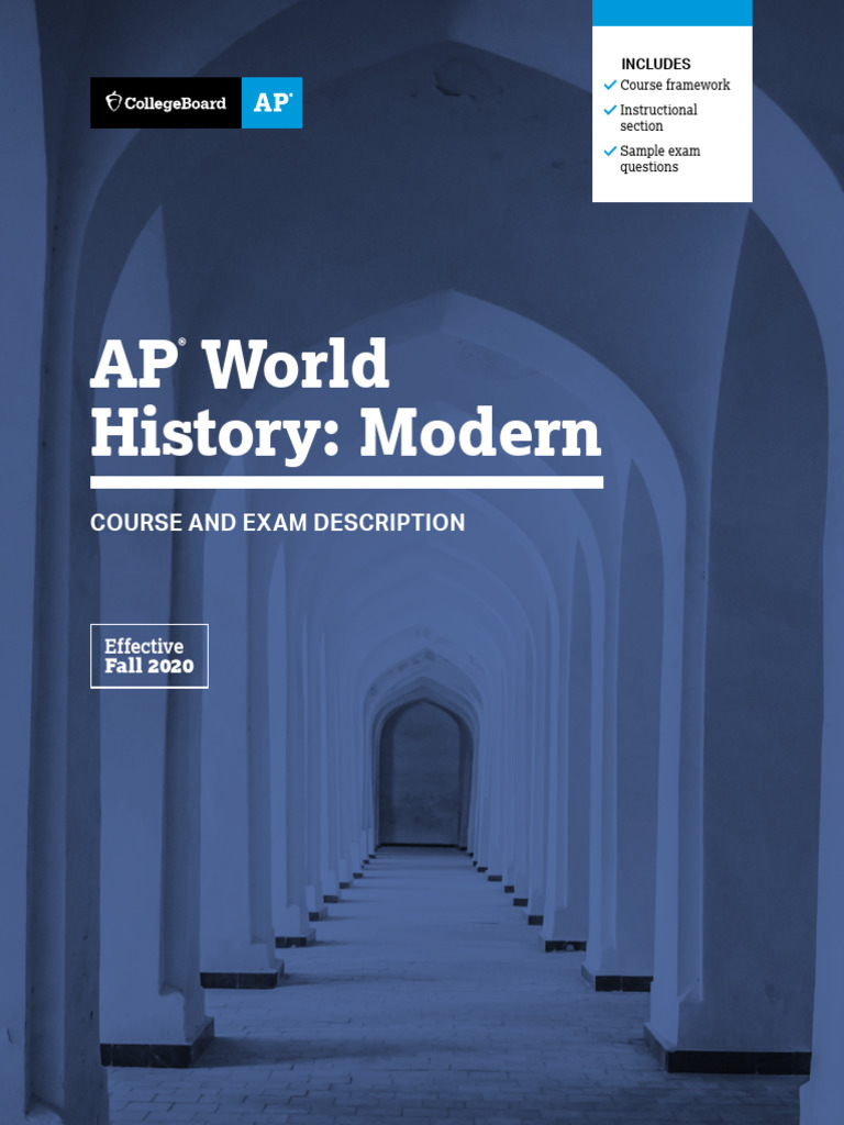 AP World History Modern Course and Exam Description, Effective Fall ...