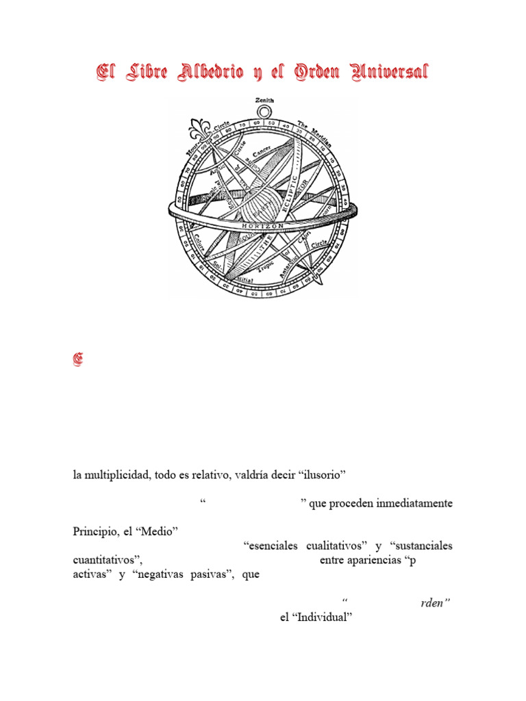 El Libre Albedrio y El Orden Universal - Melki-Tsedek - 16ABR2020 (E) | PDF | Libre albedrío ...