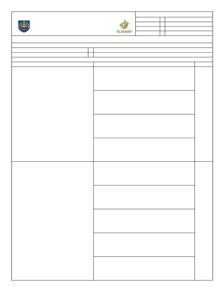 Formulir Rekam Medik Persetujuan Tindakan Medis - Informed Consent | PDF