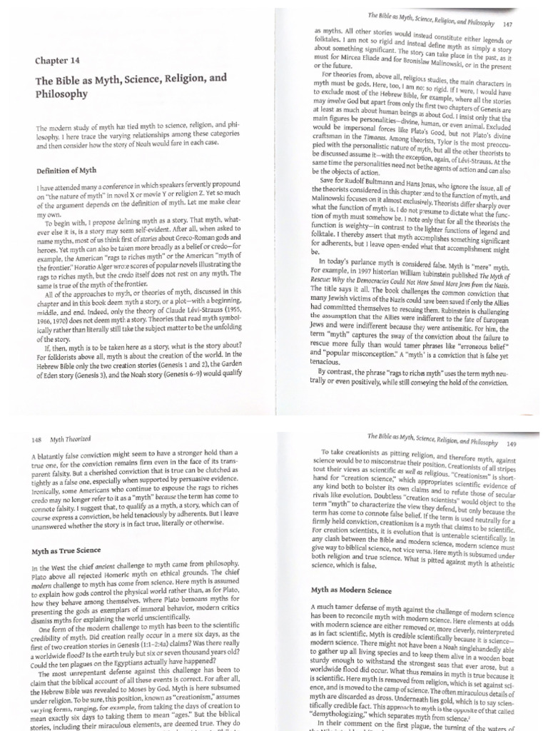 Segal--Myth Theorized Excerpt (1) | PDF