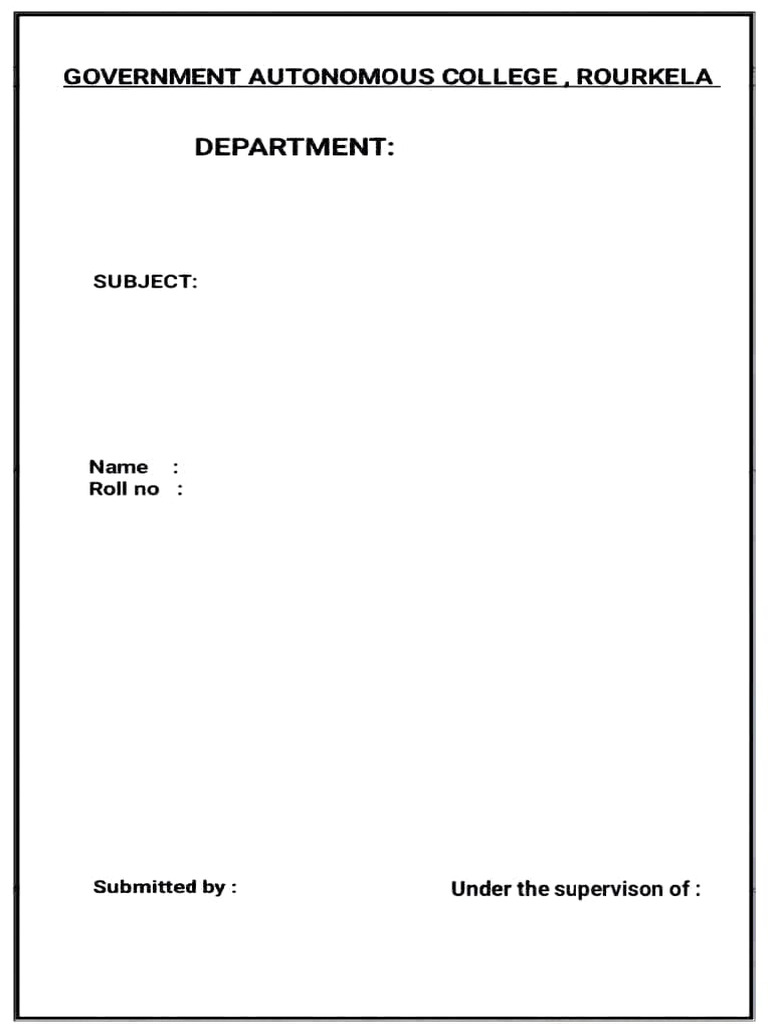 Front Page | PDF