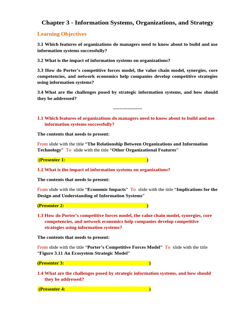 Group 6-Week 7 - Assignments - Chapter 3 | PDF