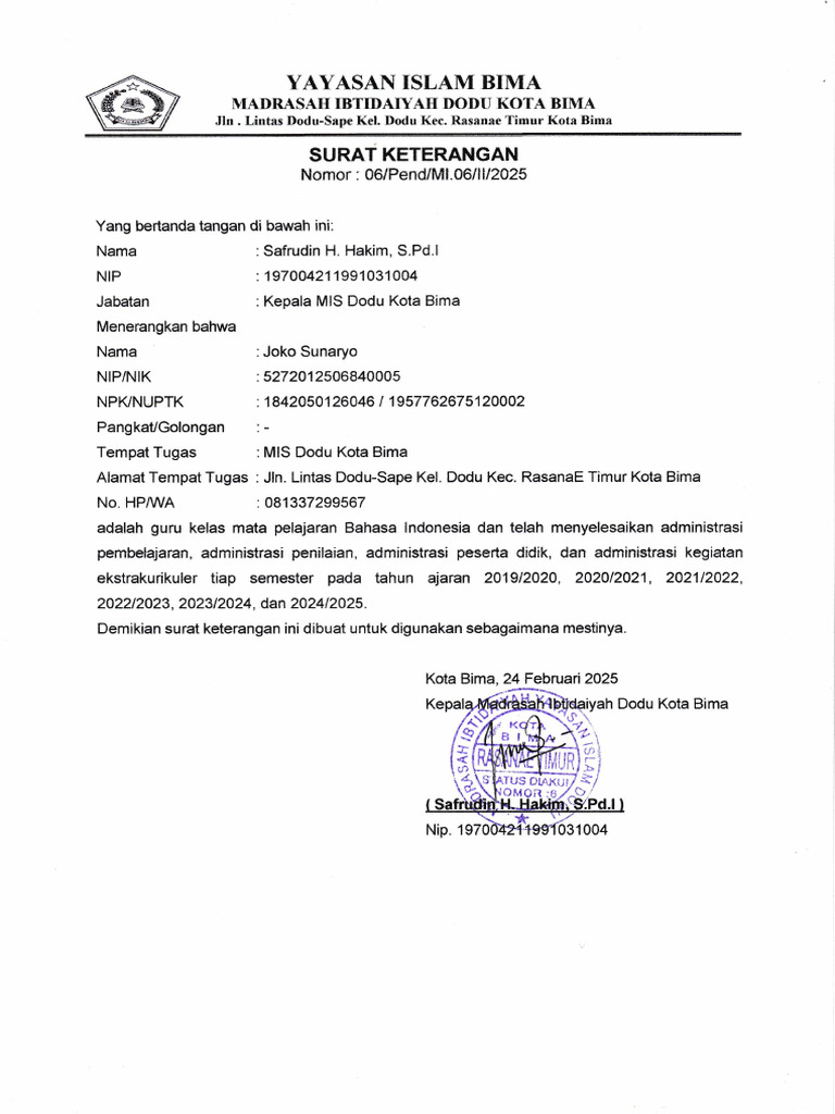 Suket Pengelolaan Administrasi Pembelajaran PPG | PDF