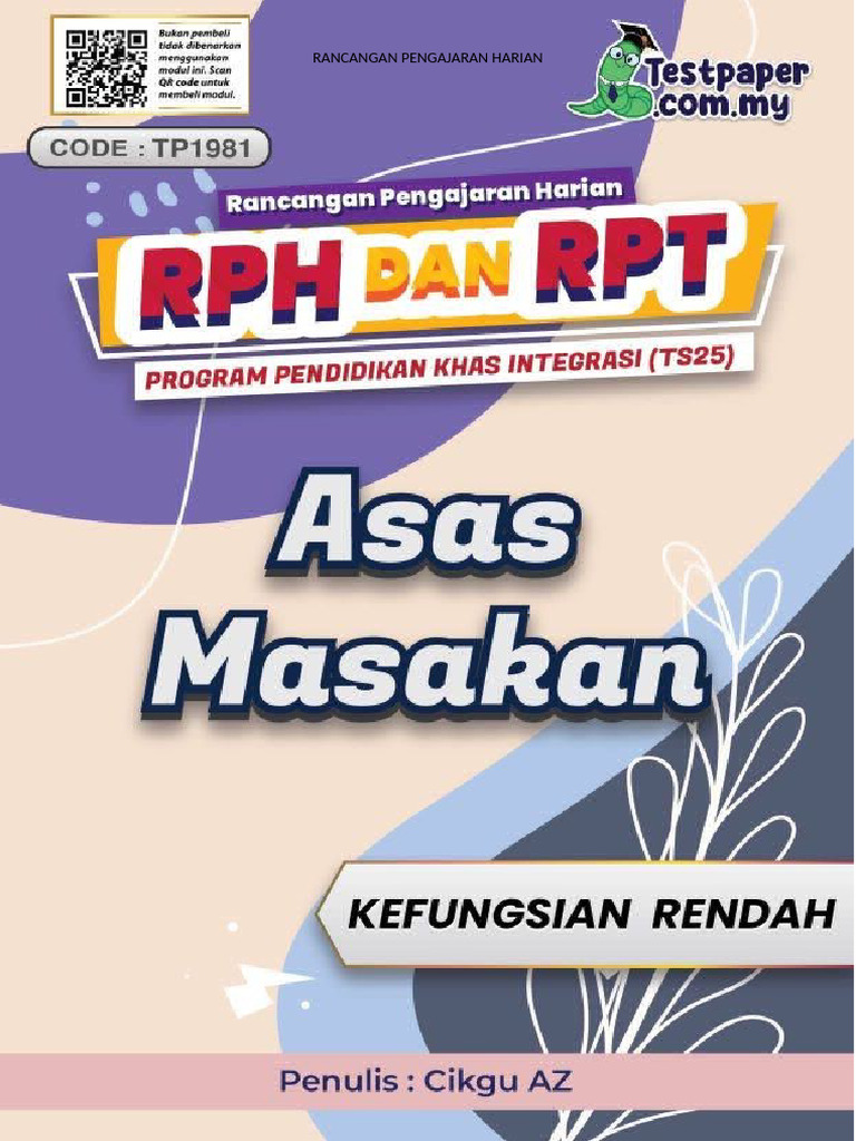 Tp1981 - RPH Dan RPT - Program Pendidikan Khas Integrasi Kefungsian ...