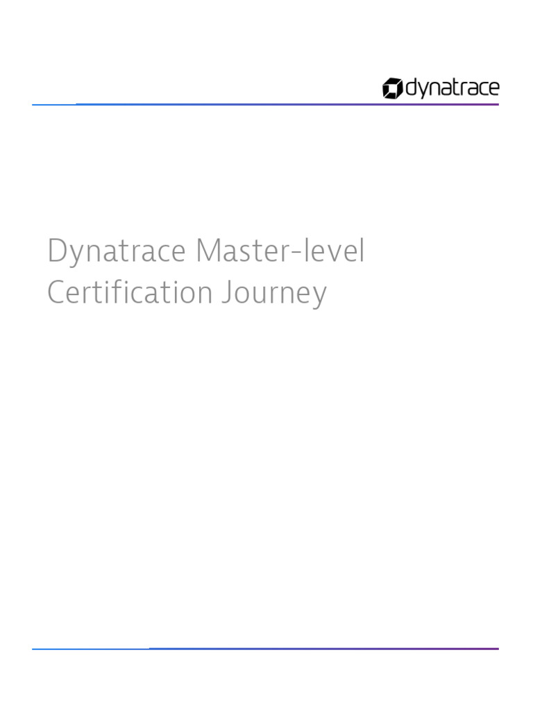 Dynatrace Master Certification Application 02DEC2022 | PDF | Computing