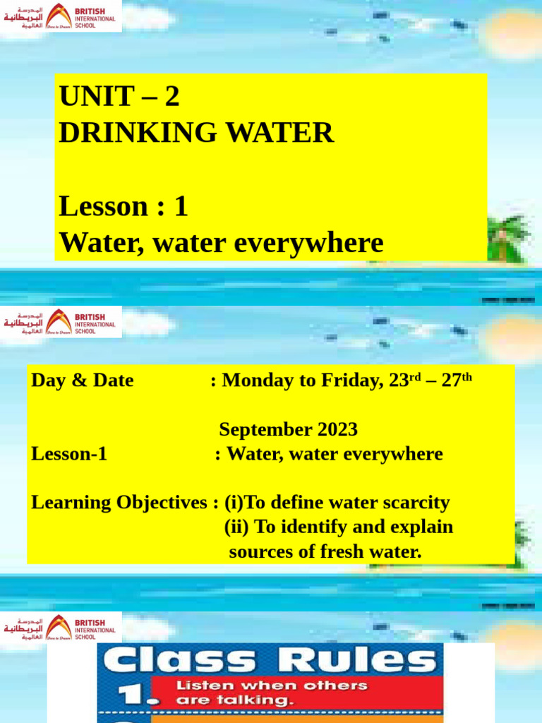 Understanding Water Scarcity and Sources | PDF | Water | Fresh Water