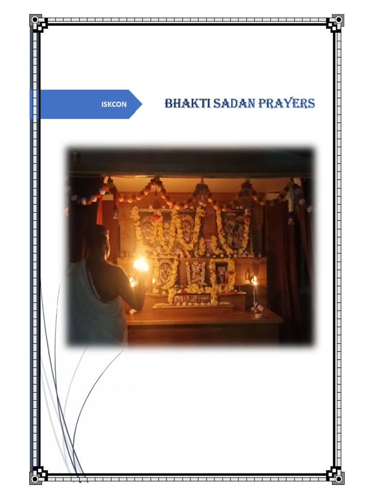 ISKCON Morning Prayers and Mantras | PDF | Krishna | Hinduism