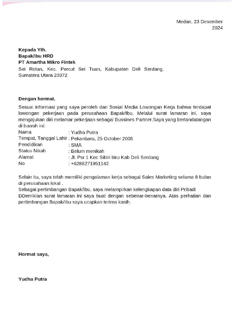 SLP Yudha Putra | PDF