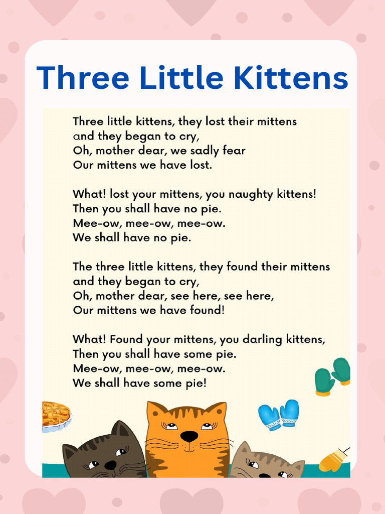 Three Little Kittens | PDF