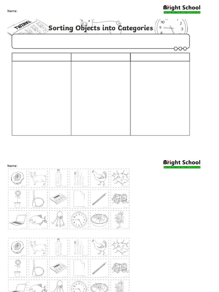 living things-scavenger hunt | PDF