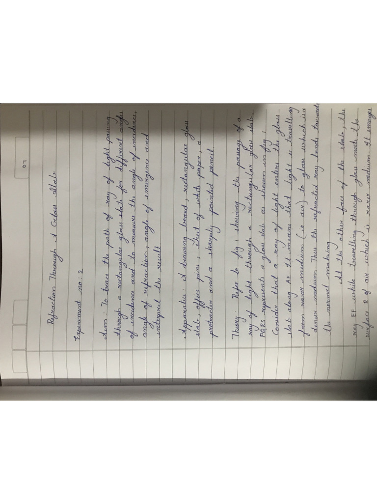 Physics Practical Class 10 | PDF