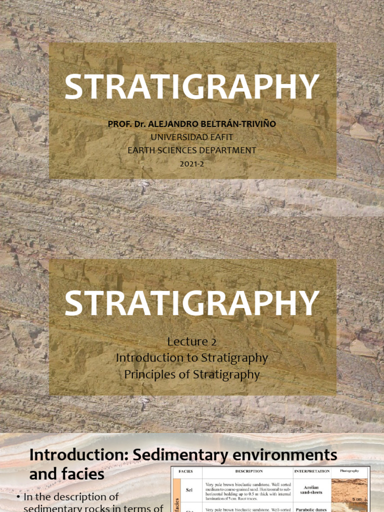 Lecture02 Intro and Principles | PDF | Stratigraphy | Geology