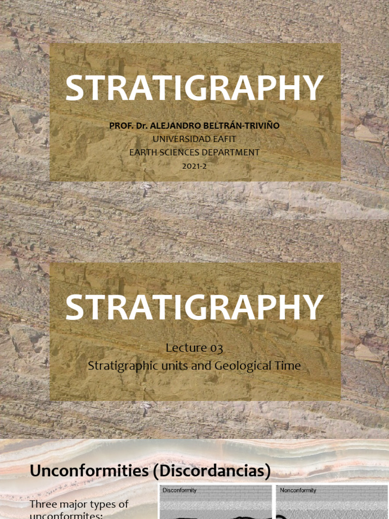 Lecture03 Stratigraphic Units and Geological Time | PDF | Geologic Time ...