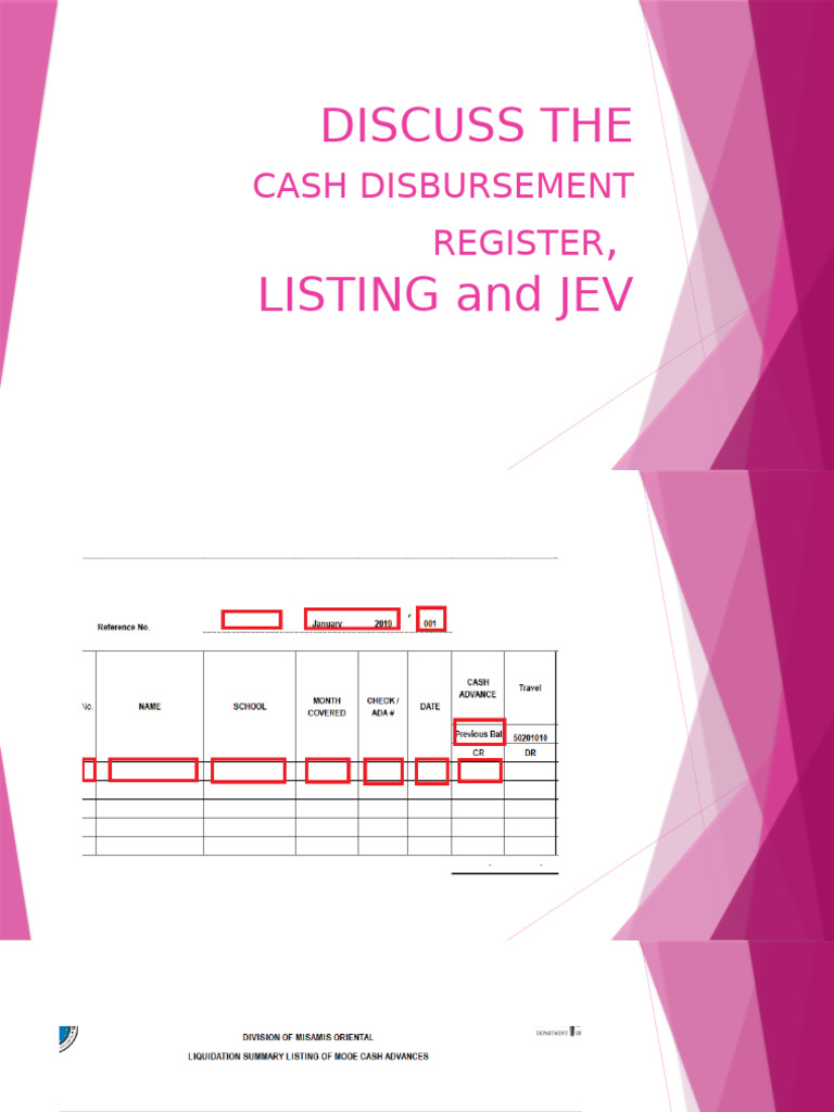 Cash Disbursement Register Workflow Guide | PDF