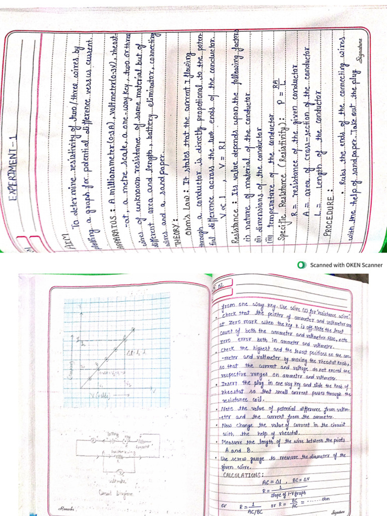 Class 12th Physics Practical Lab Manual | PDF