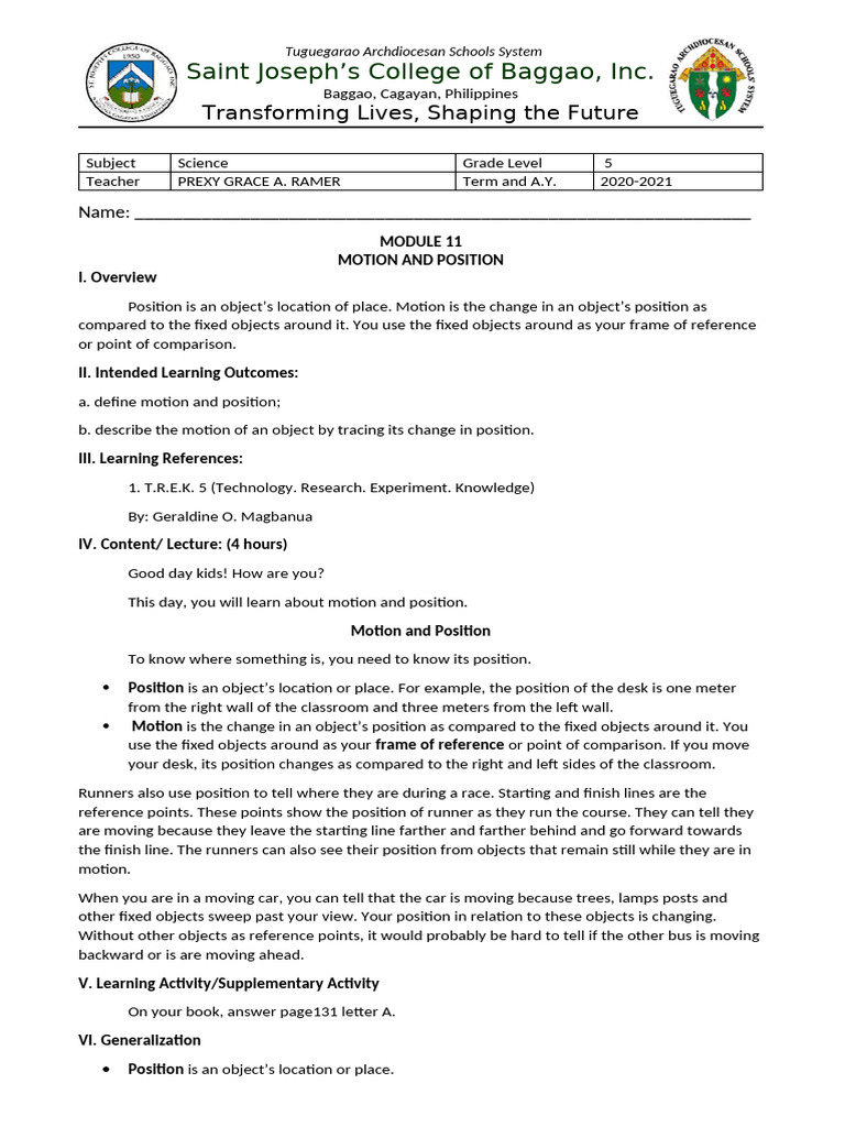 module 11A science 5 | PDF | Intelligence | Behavior Modification