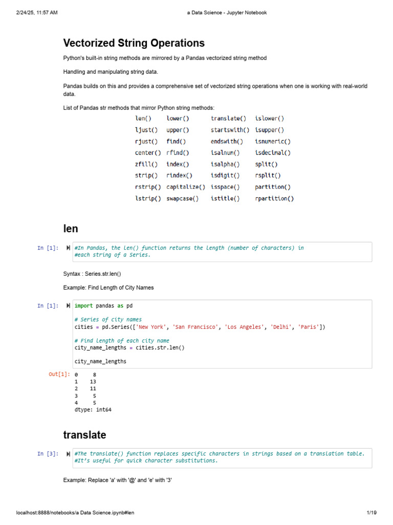 Vectorized String Operations | PDF | Letter Case | String (Computer ... Vectorized String Operations | PDF | Letter Case | String (Computer ...