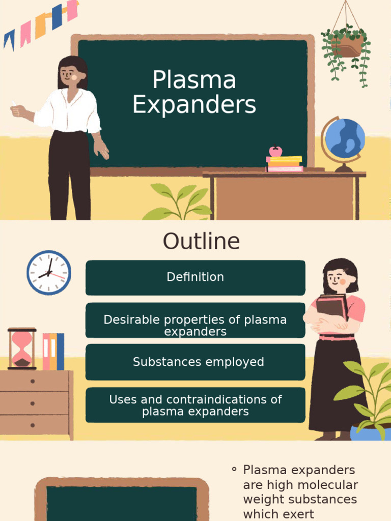 Plasma Expanders | PDF | Blood Plasma | Shock (Circulatory)