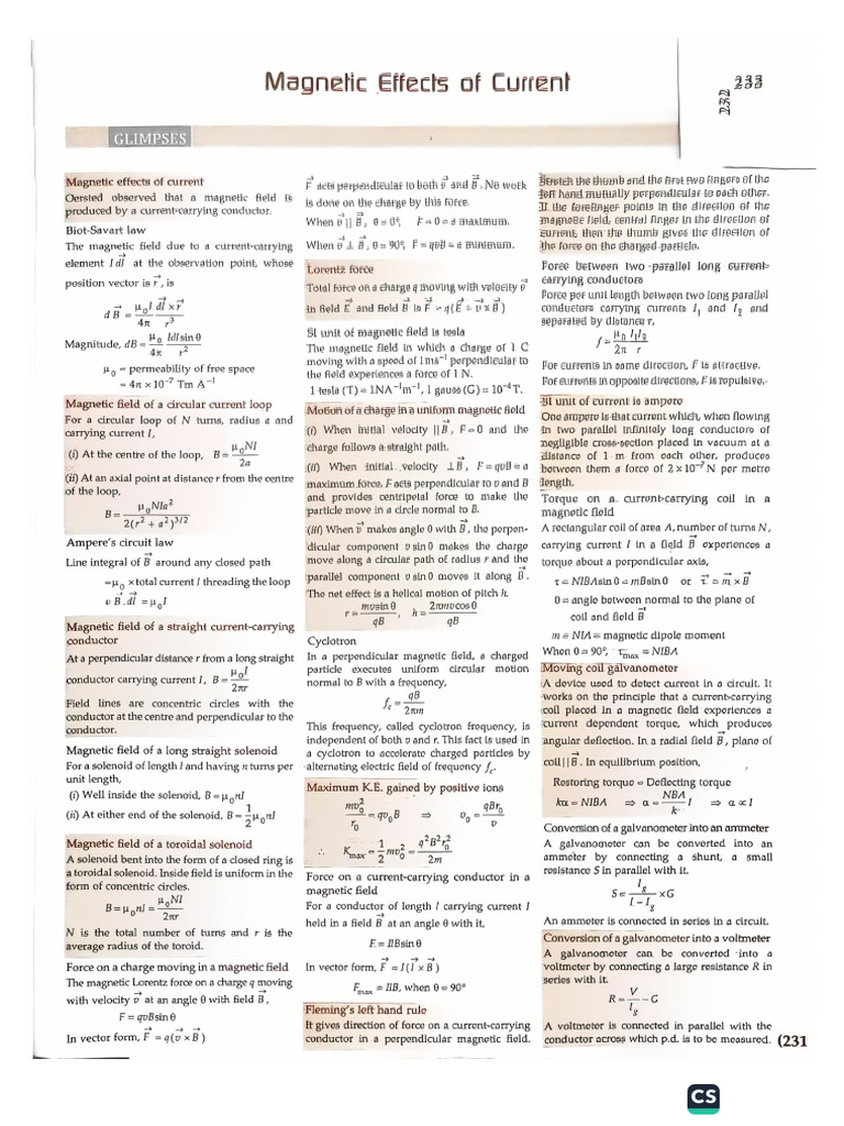 Formula Sheet | PDF