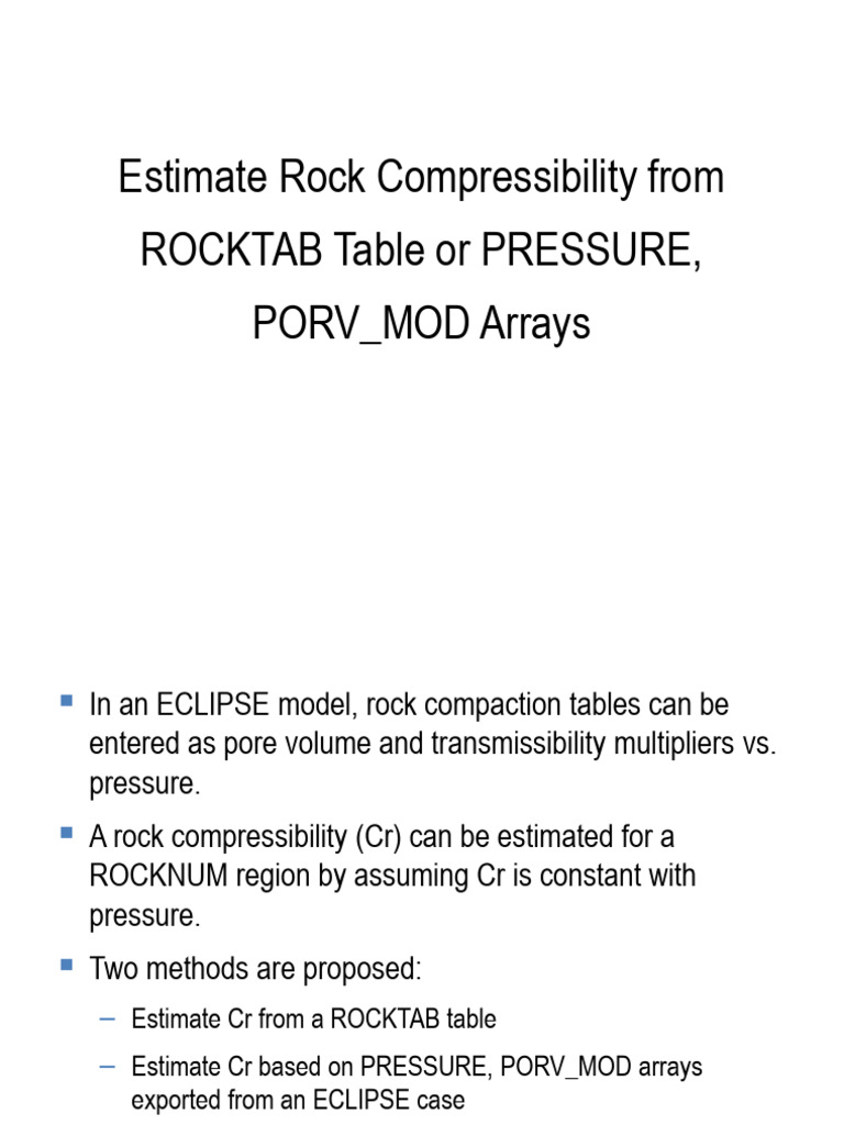 Rock Compressibility 6360907 02 | PDF