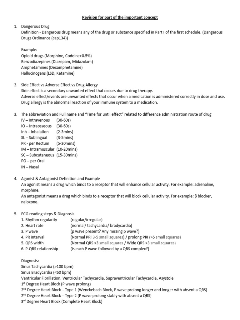 Important Concept Quick Revision - P. Hing Eddition | PDF | Shock (Circulatory) | Stroke