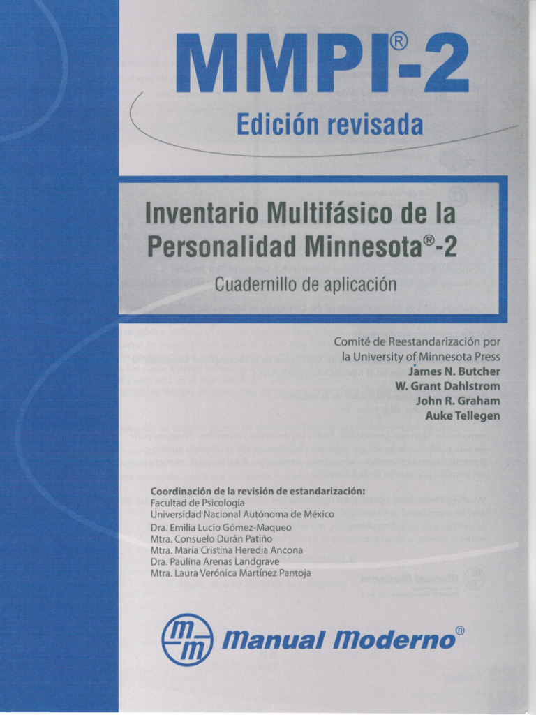 Mmpi Contestado | PDF