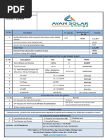 Solar Quotation Format 3 | PDF