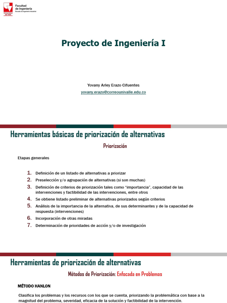 Clase2 - Herramientas Básicas de Priorización | PDF