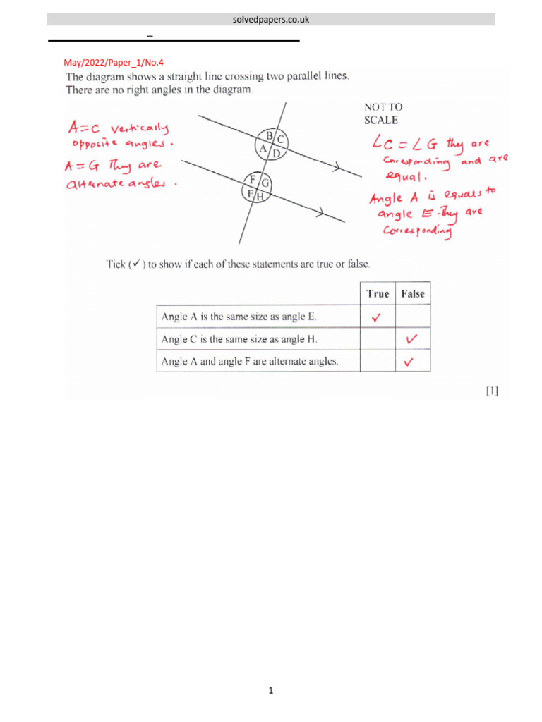 2022_17-Shapes-and-geometry-checkpoint_sec_1-mathematics_solved | PDF | Mathematics | Science