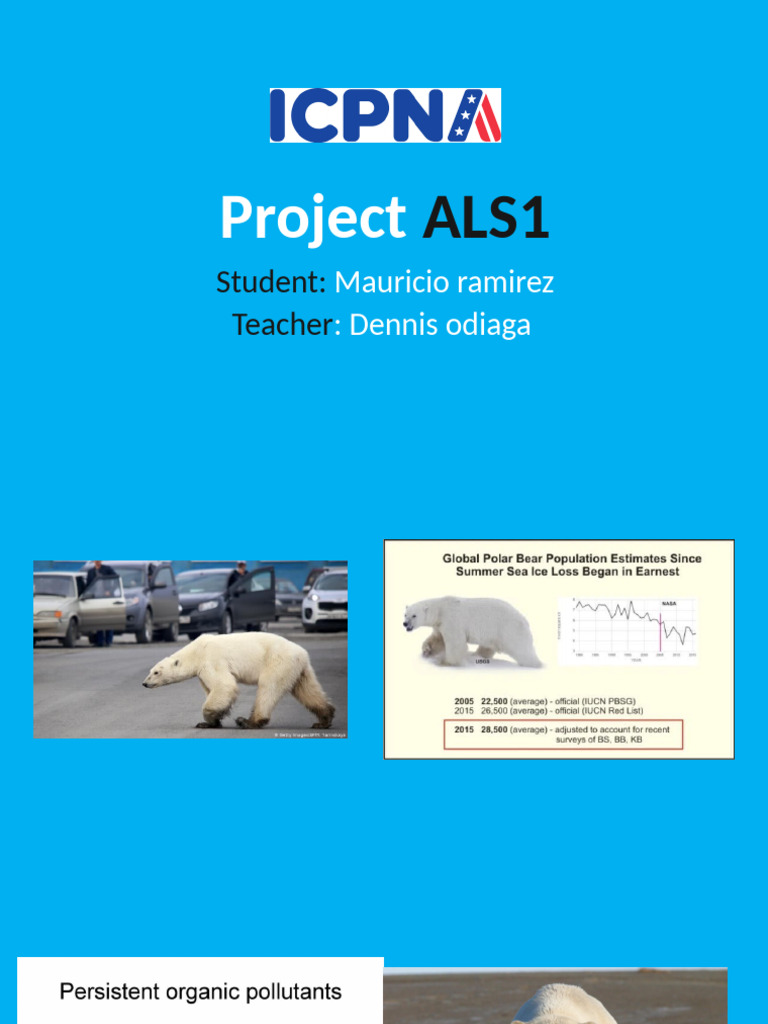 ALS1 Polar Bear in Danger of Extinction Project | PDF