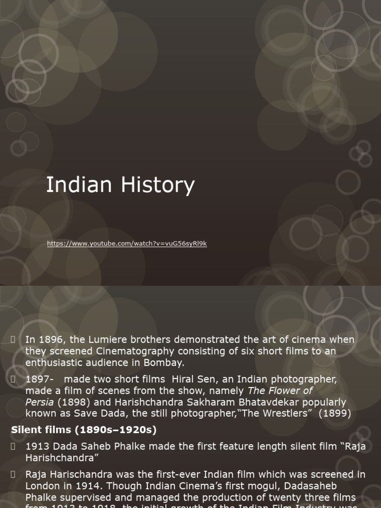 Evolution of Indian Cinema History | PDF | Cinema Of India
