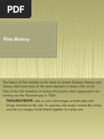 The History of Film Timeline | PDF | Cinema Of The United States