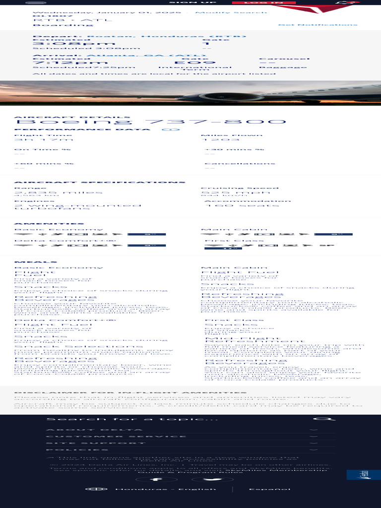 Flight Status Delta Air Lines 2 | PDF | Delta Air Lines | Drink
