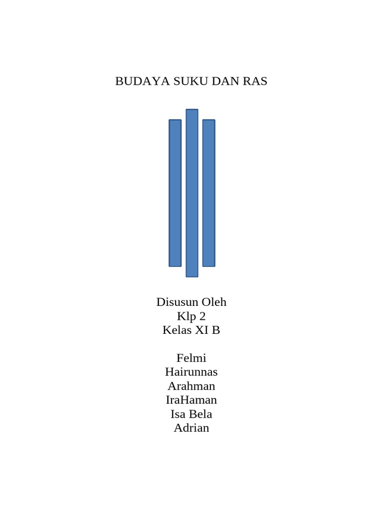 Budaya Suku Dan Ras | PDF