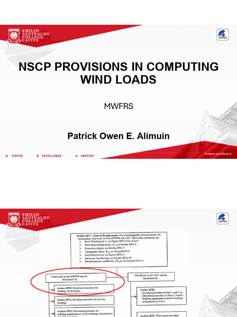 NSCP Provisions in Computing Wind Loads | PDF | Wound | Wind Speed